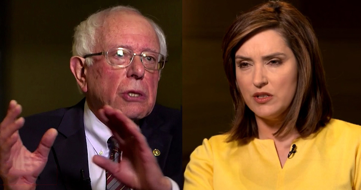 Bernie Sanders Scolds Margaret Brennan for Saying Trump Was 'Just Doing ...