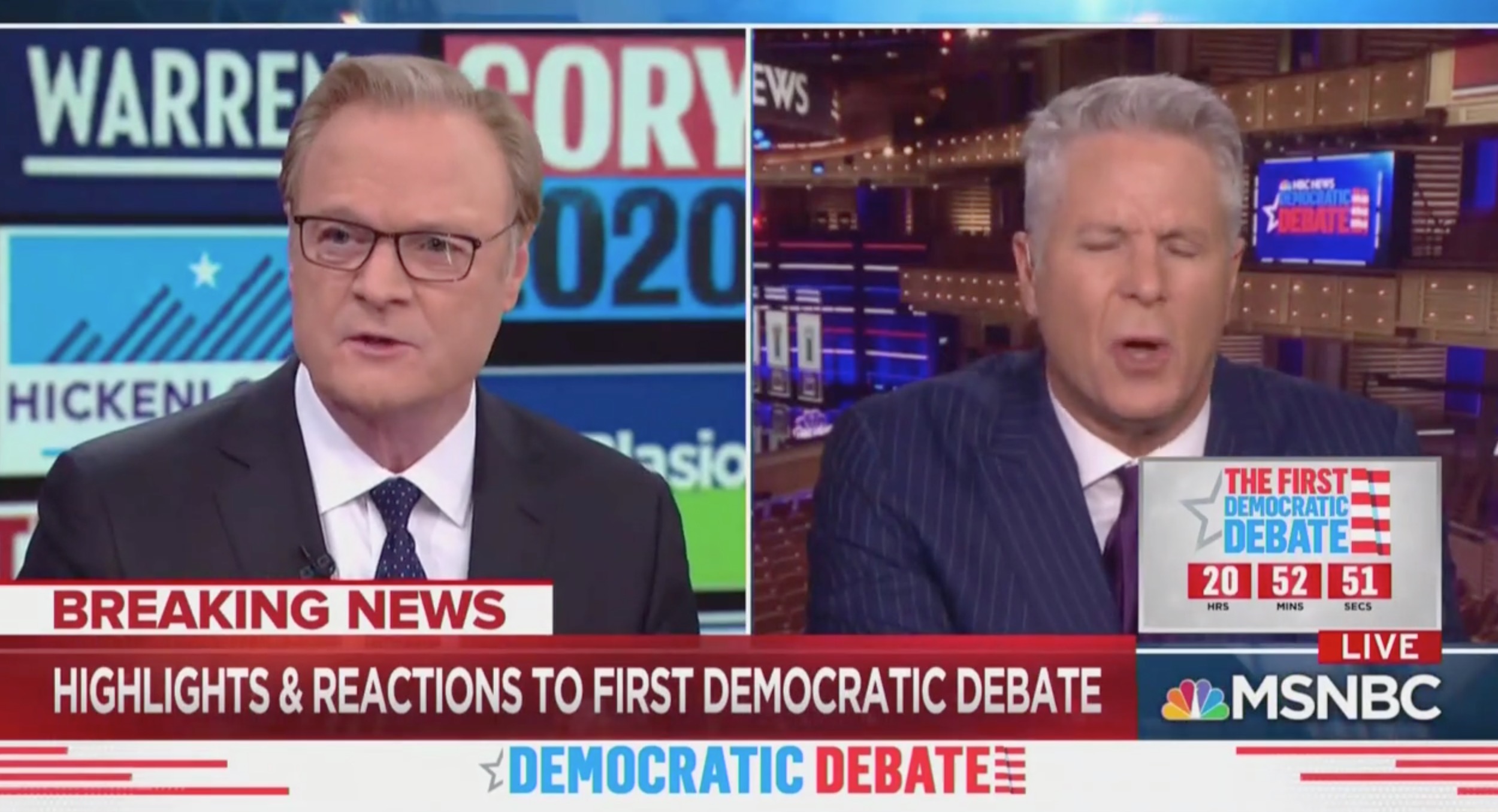 Lawrence O'Donnell and Donny Deutsch Fight Over Elizabeth Warren