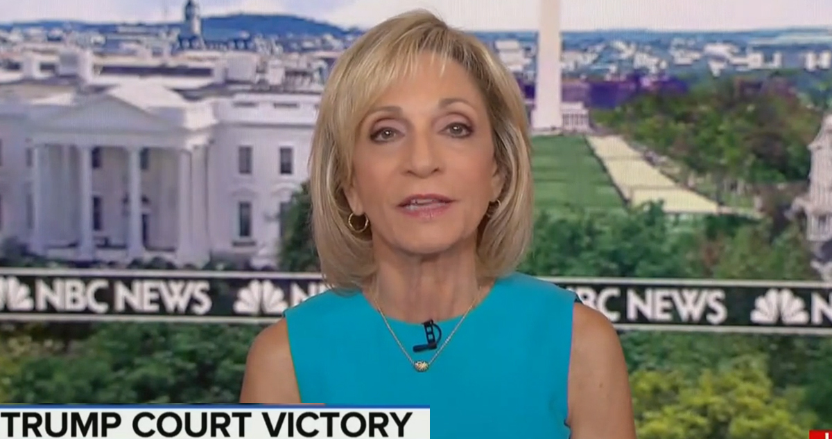 Andrea Mitchell Scoffs at Emoluments Case Getting Tossed: ‘Embassies ...