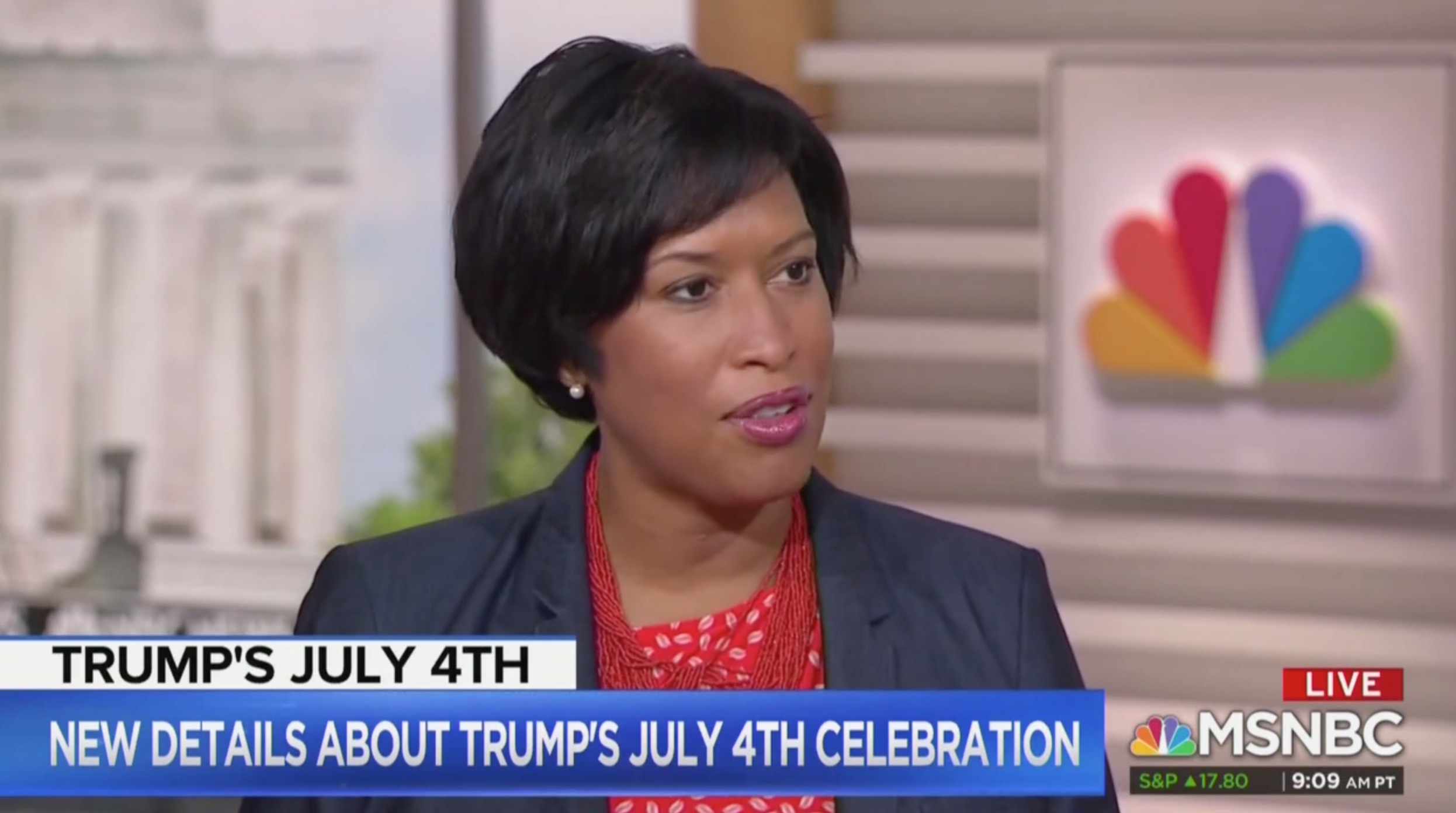 D.C. Mayor Muriel Bowser Concerned With Trump's Speech
