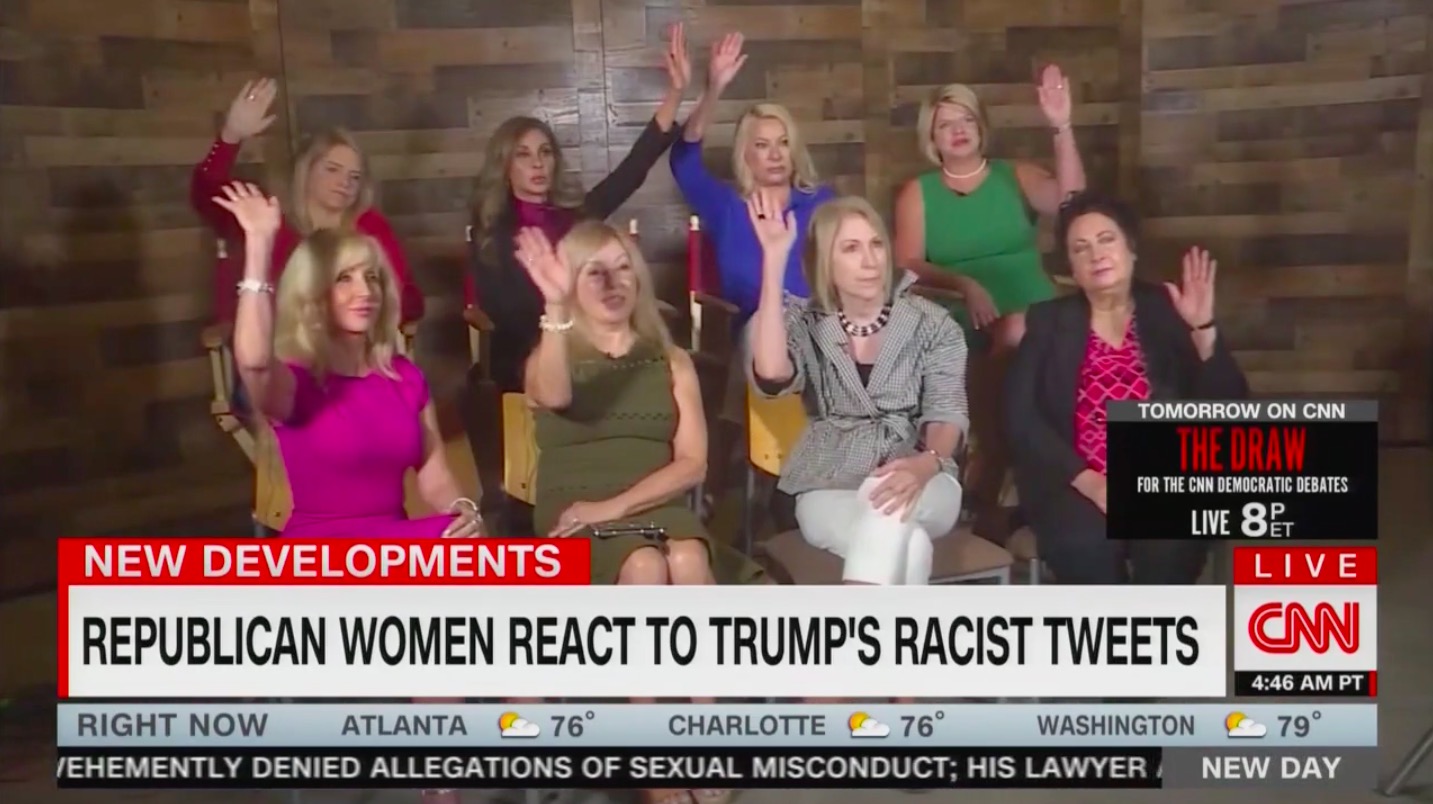 CNN Panel of Republican Women Defends Trump's Tweets