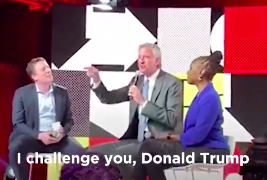 Bill de Blasio: Trump Not Welcome Back in New York City