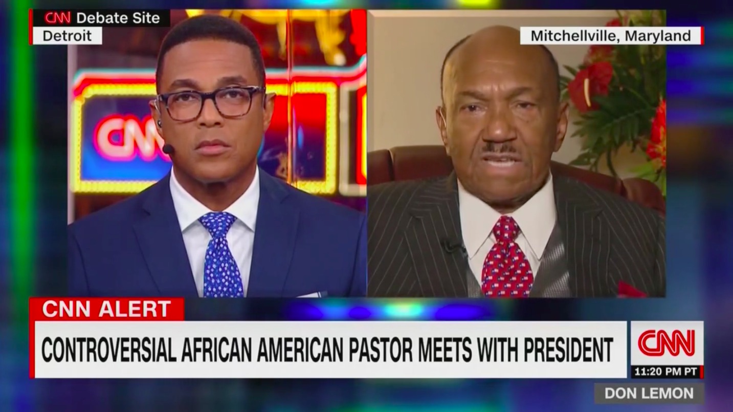 CNN's Don Lemon Grills Pastor Bill Owens on Trump Meeting