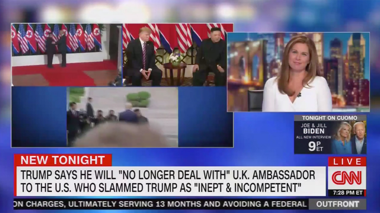 Erin Burnett Knocks Trump for Reaction to Ambassador Cables