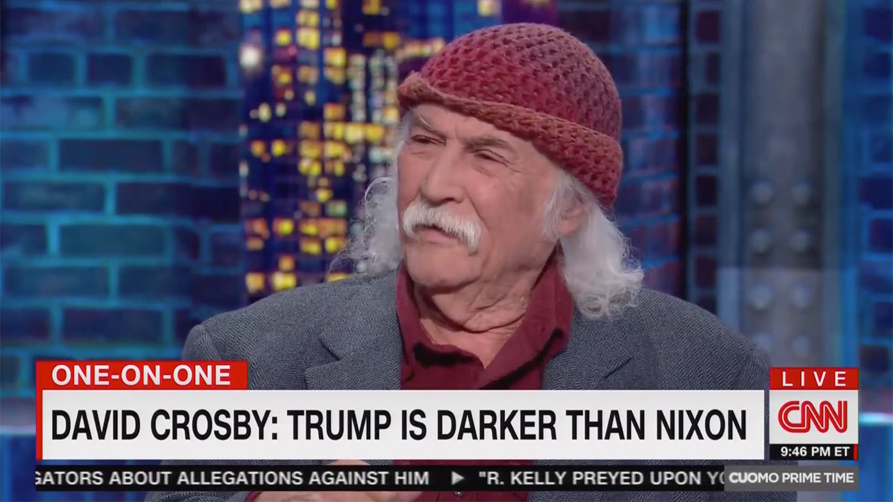 David Crosby: Trump 'Darker Than Nixon'