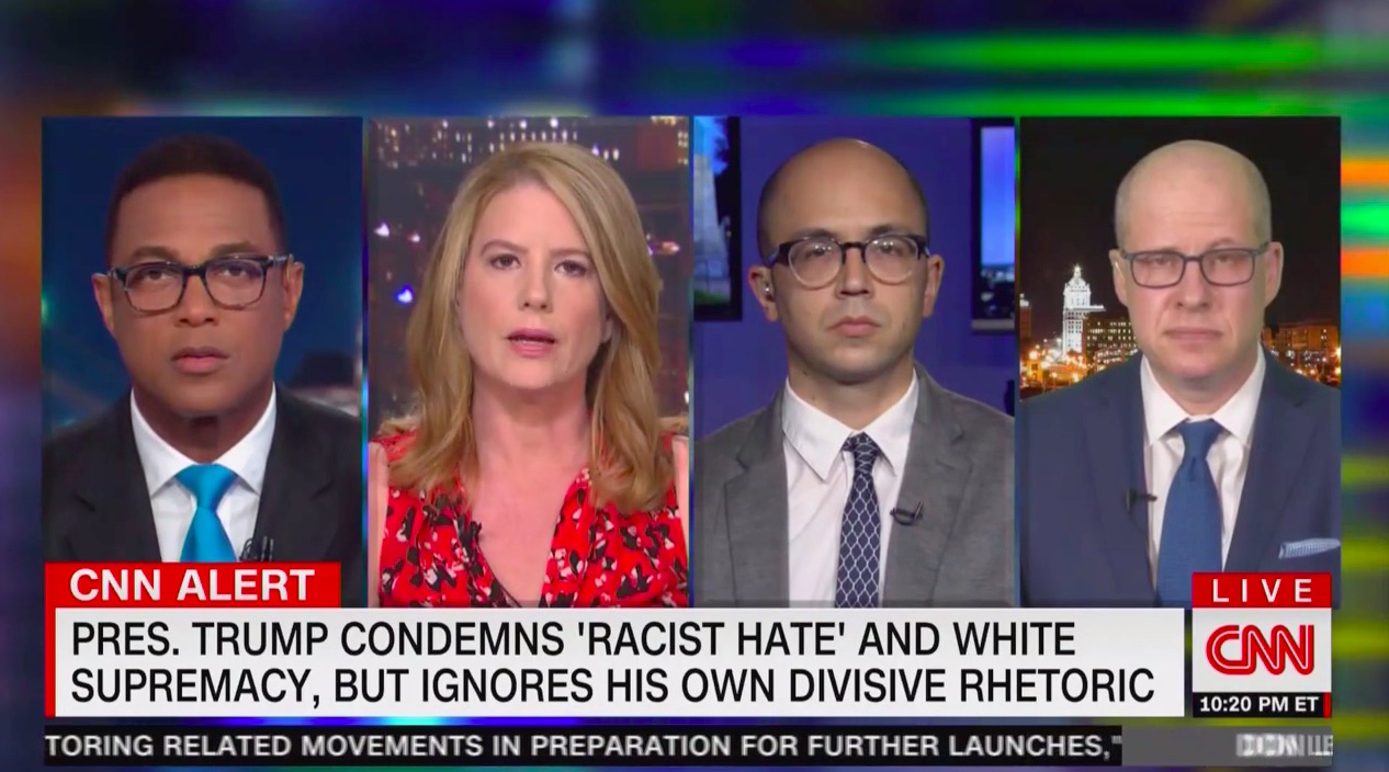 CNN Panel Dismisses as Insincere Trump's Speech Condemning Hate and ...