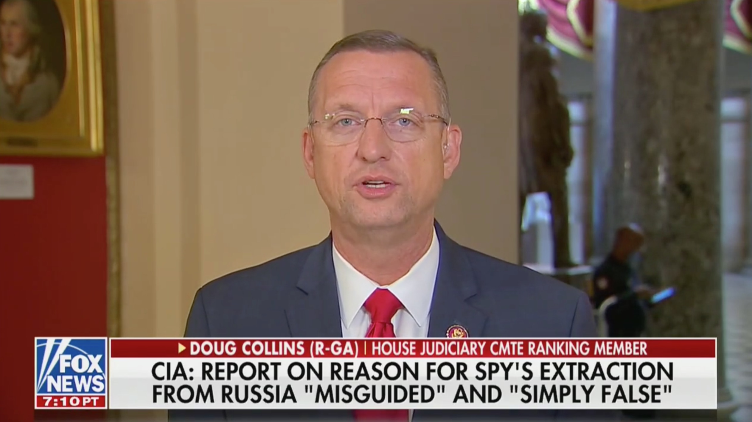 Rep. Doug Collins Calls for Probe Into CNN, Questions Their Loyalty to U.S.