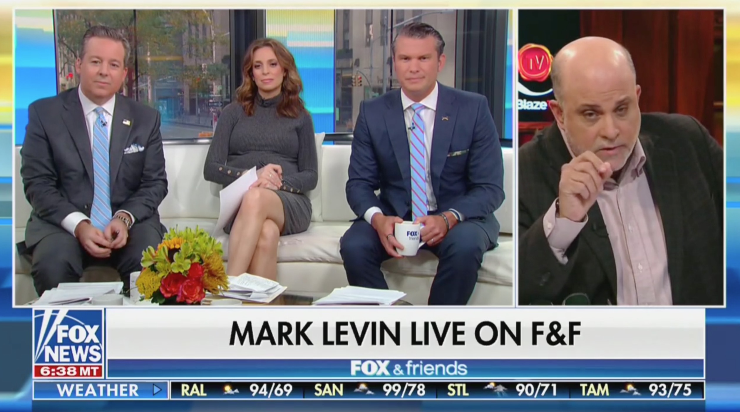 Mark Levin Growls At Ed Henry Over Trump-Ukraine Questions