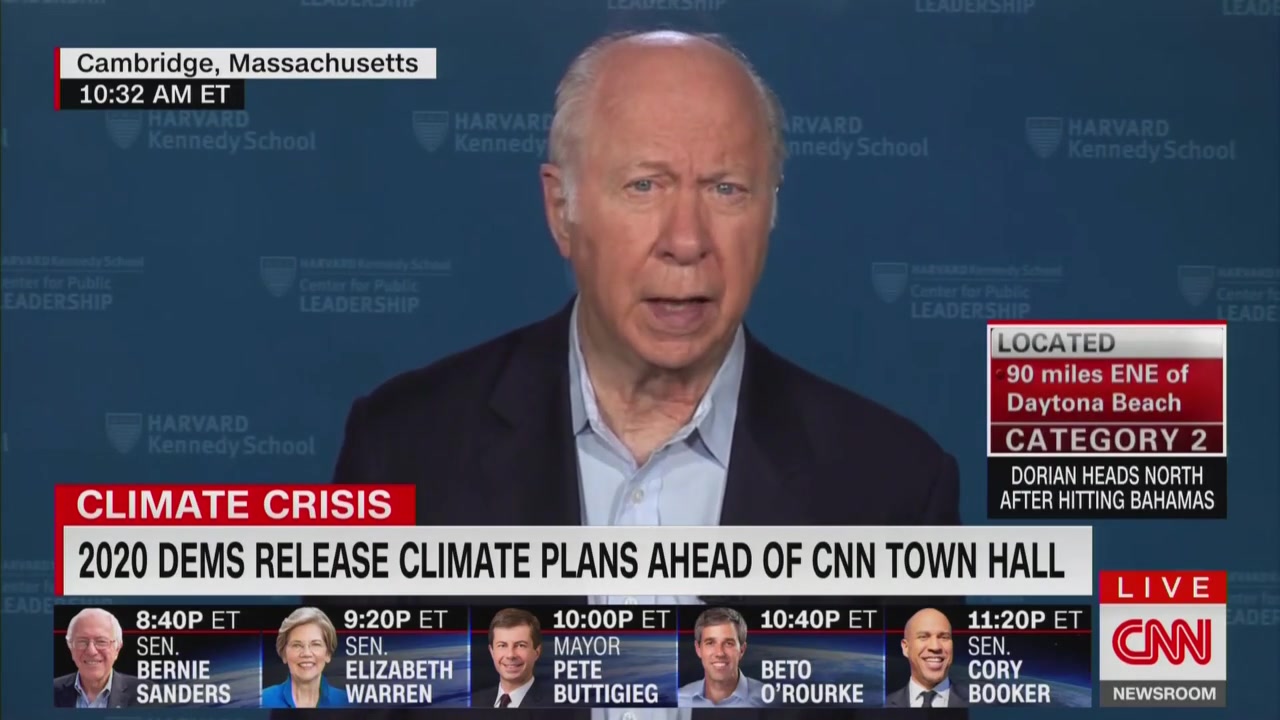 CNN's David Gergen Says Climate Change is 'Moral Imperative'