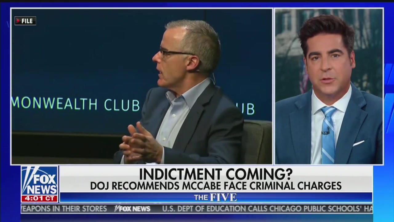 The Five Mocks 'Bad Timing' of Andrew McCabe's CNN Hiring