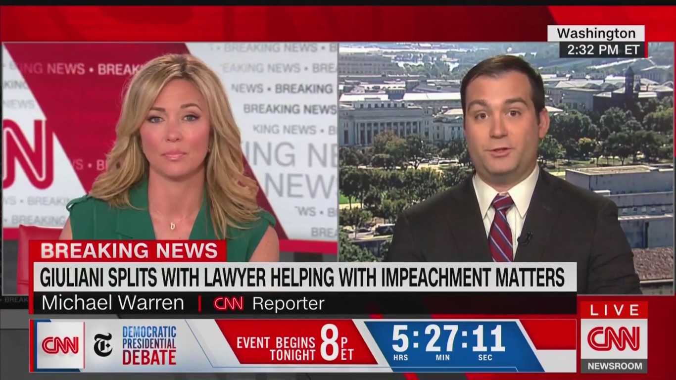 Report: Guiliani Parts Ways With Attorney After Just 14 Days
