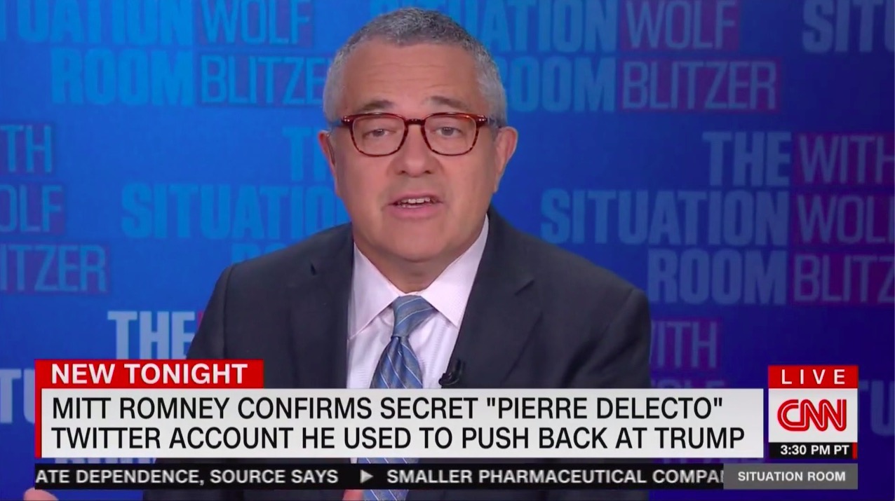 Jeff Toobin Rips Mitt Romney 'Cowardice' for Pierre Delecto