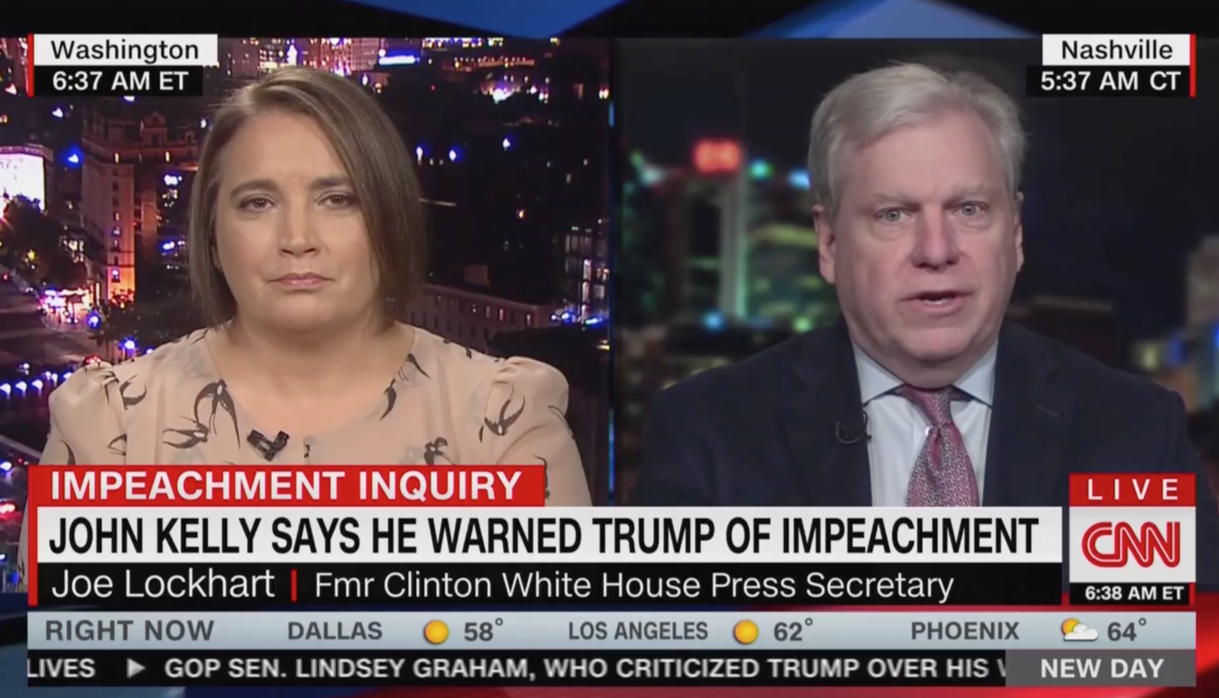 Joe Lockhart: John Kelly Kept Trump from Doing Crimes