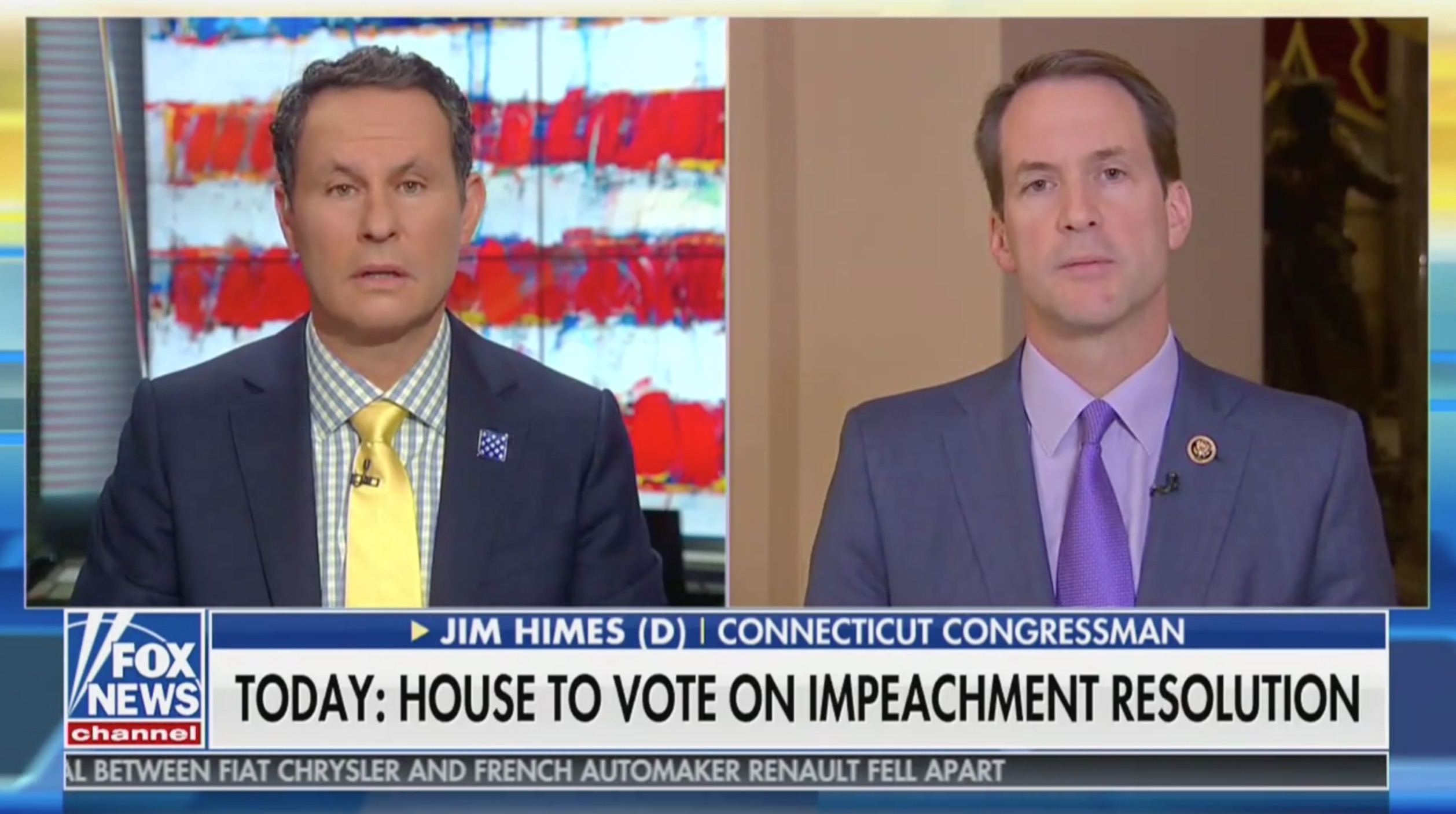 Brian Kilmeade, Jim Himes Battle Over Ukraine Whistleblower