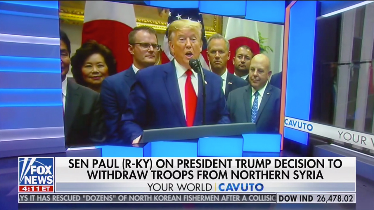 Rand Paul Defends Trump Syria Decision
