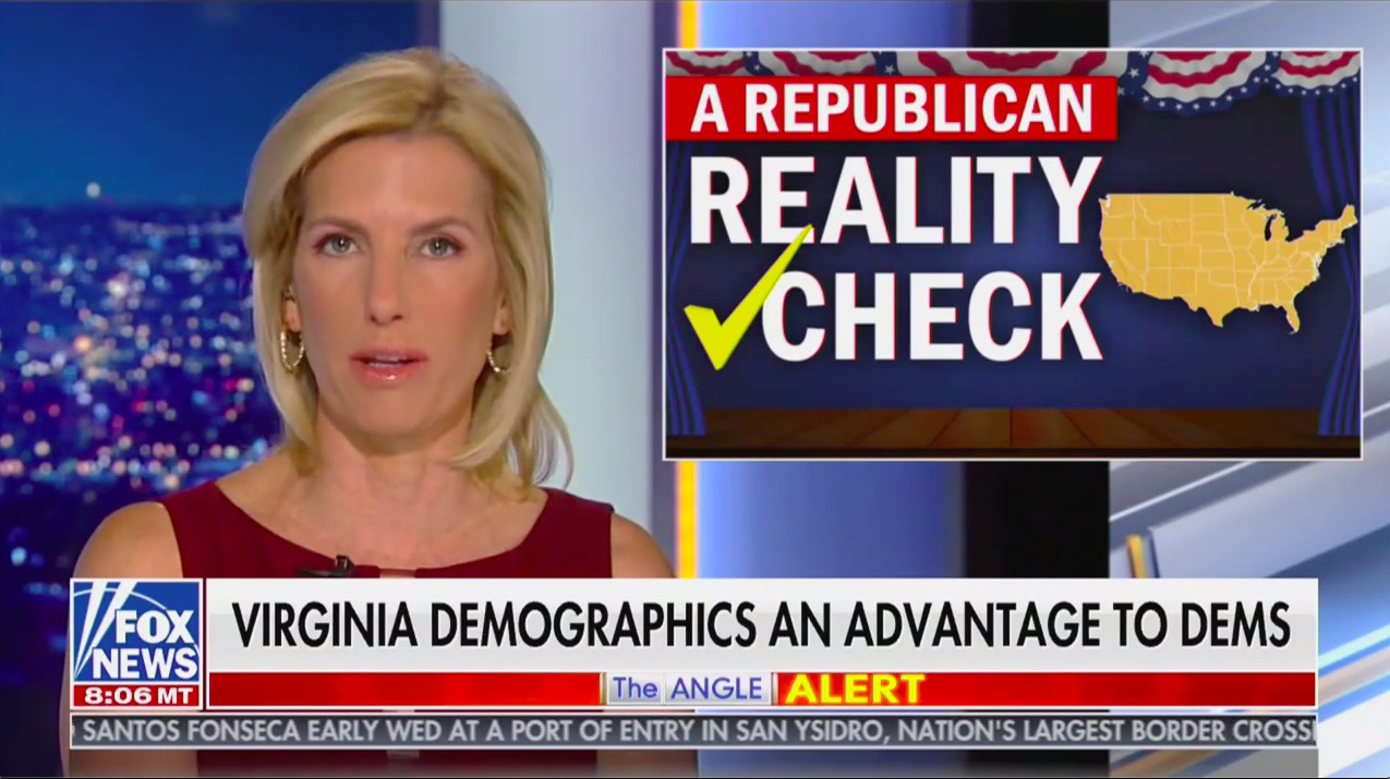Laura Ingraham Warns Foreign Born, George Soros Led to VA Dem Wave