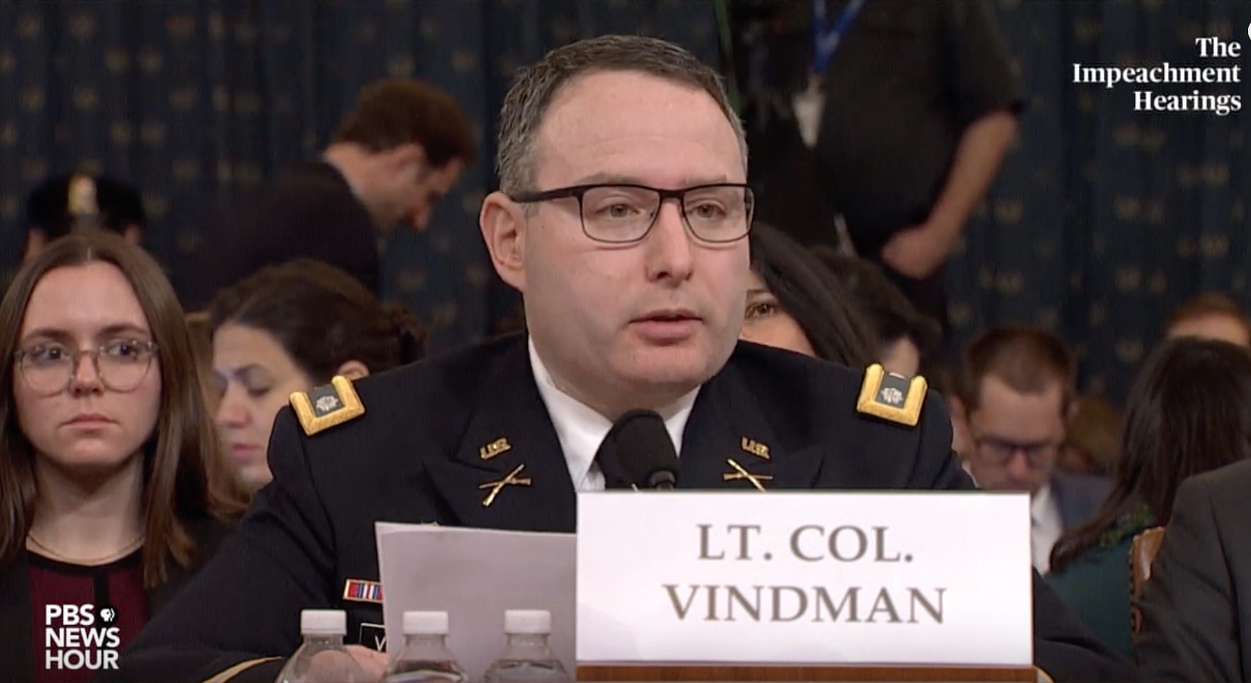 Why Was Alexander Vindman Wearing His Army Uniform?