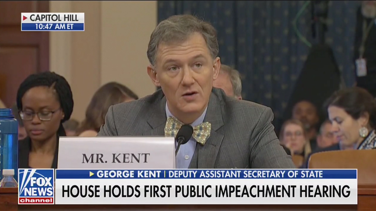 George Kent Calls Out Rudy Giuliani in Public Testimony