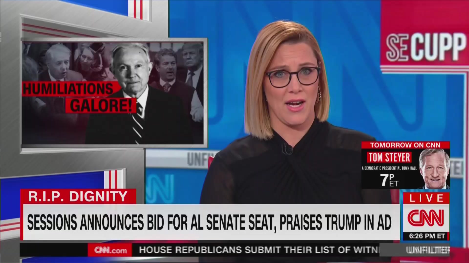 S.E. Cupp Laughs at 'Pathetic' Jeff Sessions Campaign Ad