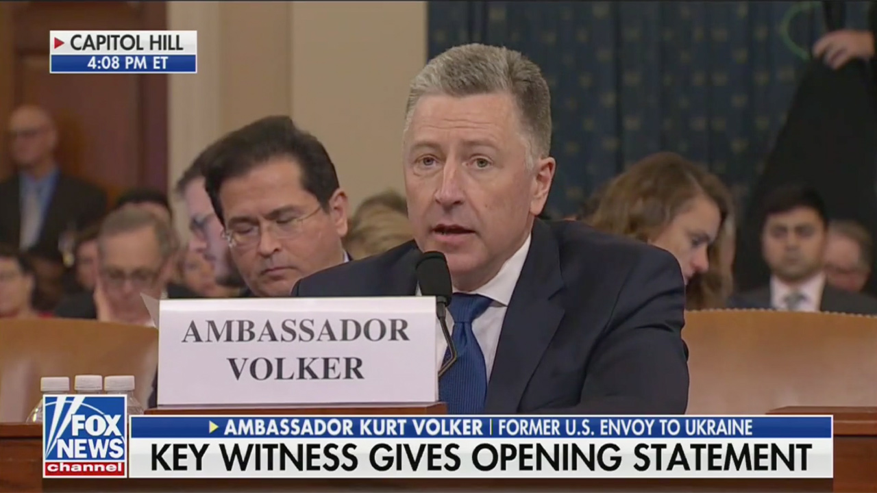 Kurt Volker Testifies on Push for Burisma Investigation