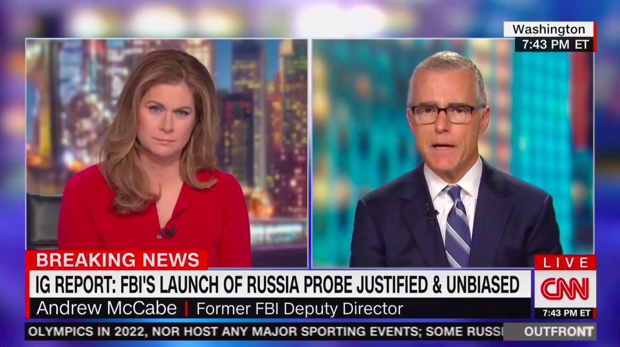 Andrew McCabe Speaks Out on Horowitz FISA Report Vindication