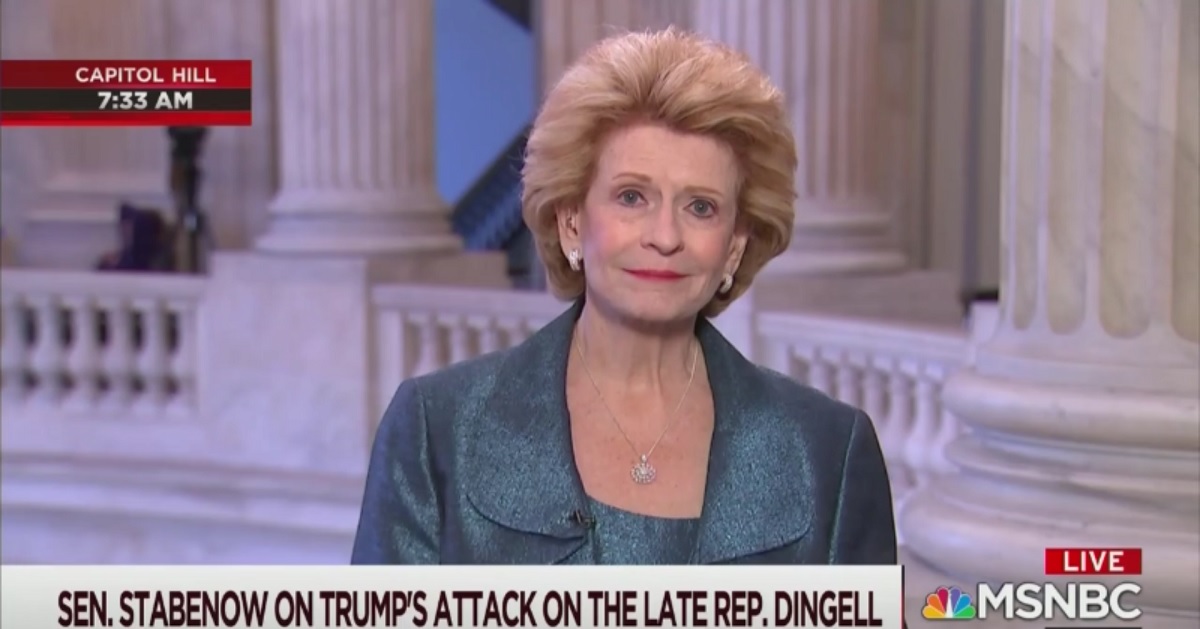Stabenow Hints Trump May Have Lost Michigan with Attack on John Dingell