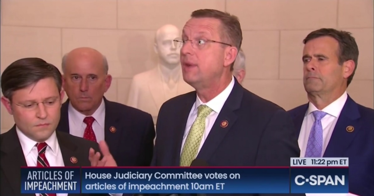 Watch GOP Rep. Doug Collins Melt Down After Impeachment Hearing