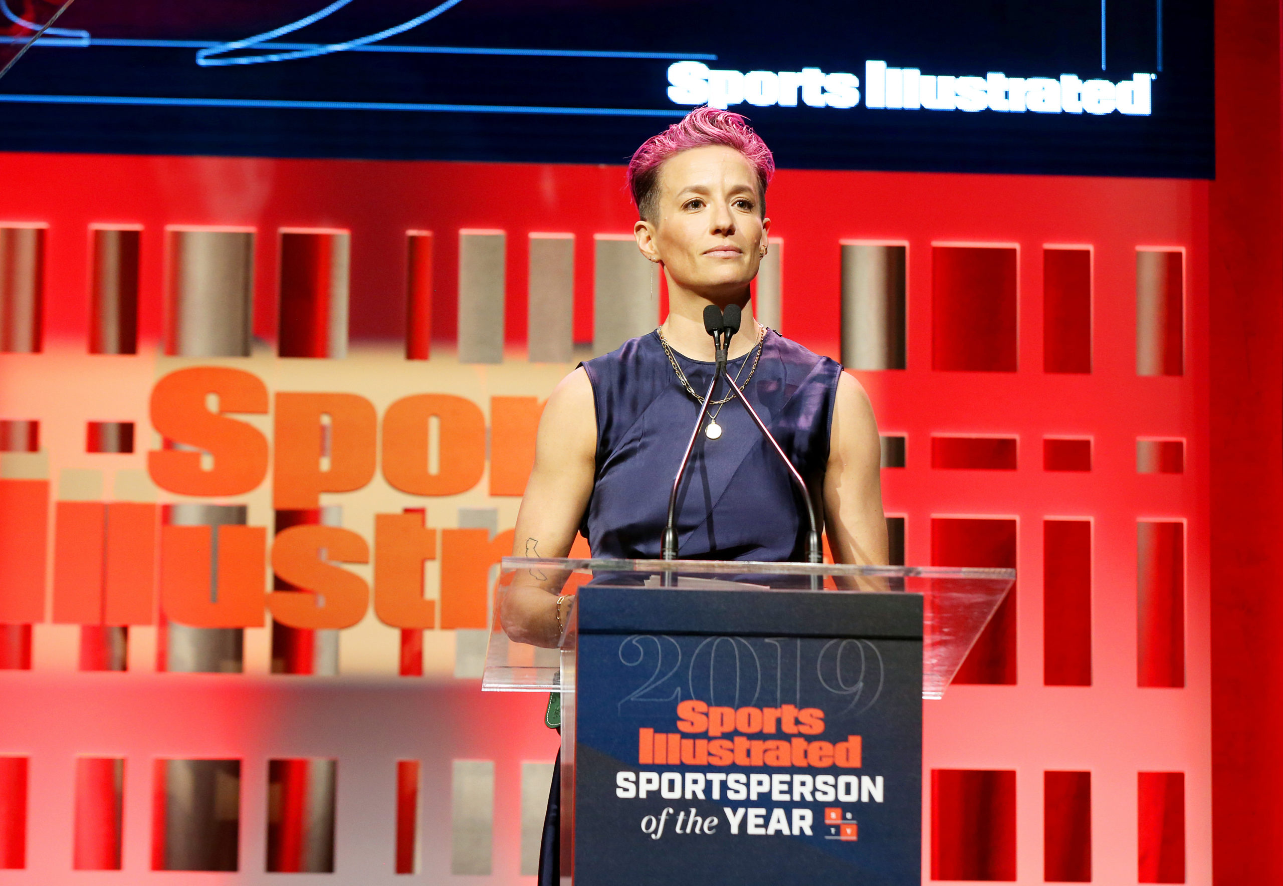 Megan Rapinoe Makes a Statement in Sports Illustrated Speech