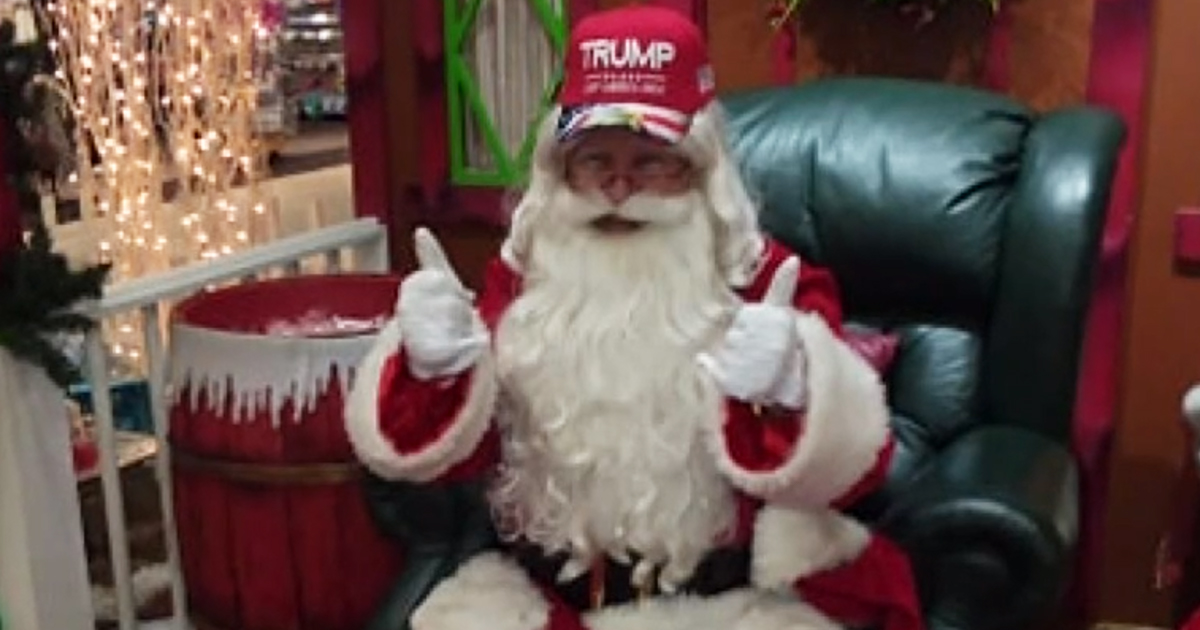 Santa Pulled from Georgia Mall for Posing in Trump MAGA Hat