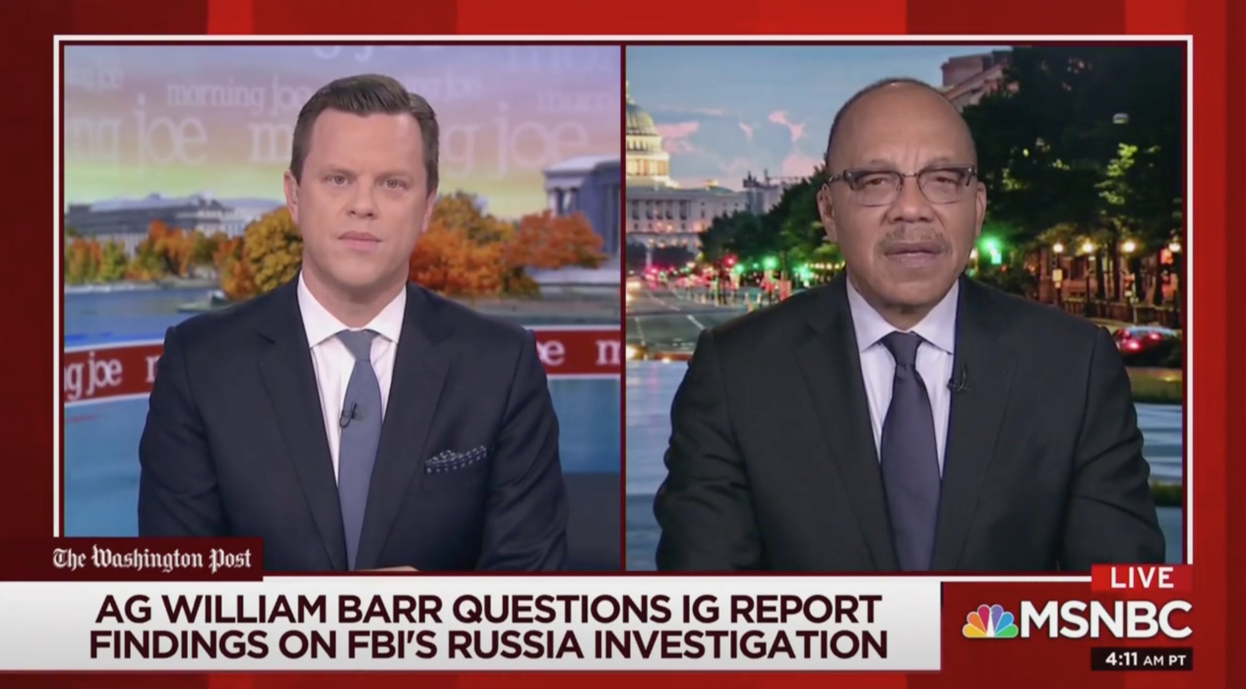 Eugene Robinson Slams Bill Barr Over DOJ IG Russia Report