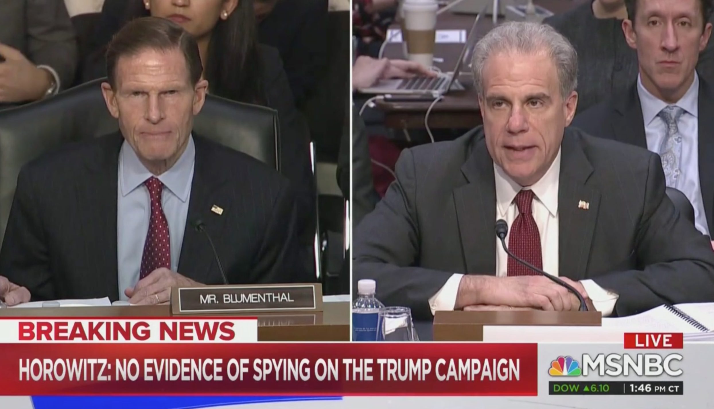 WATCH: Sen. Richard Blumenthal Questions IG Michael Horowitz