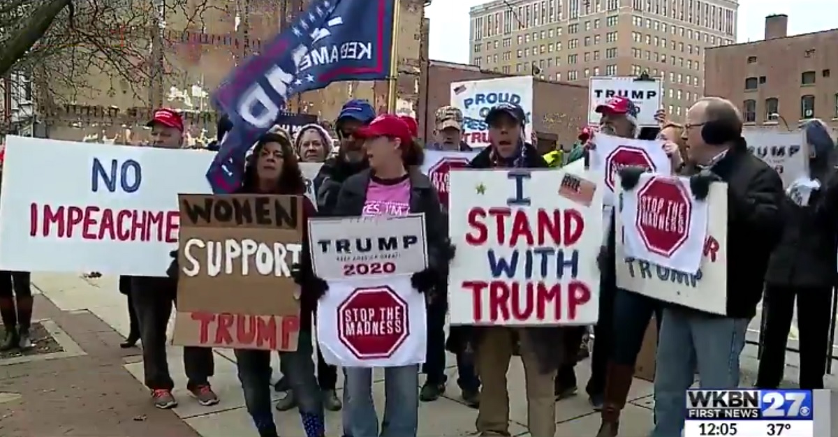 RNC Tweets Clip of Pathetically Tiny Anti-Impeachment Protest