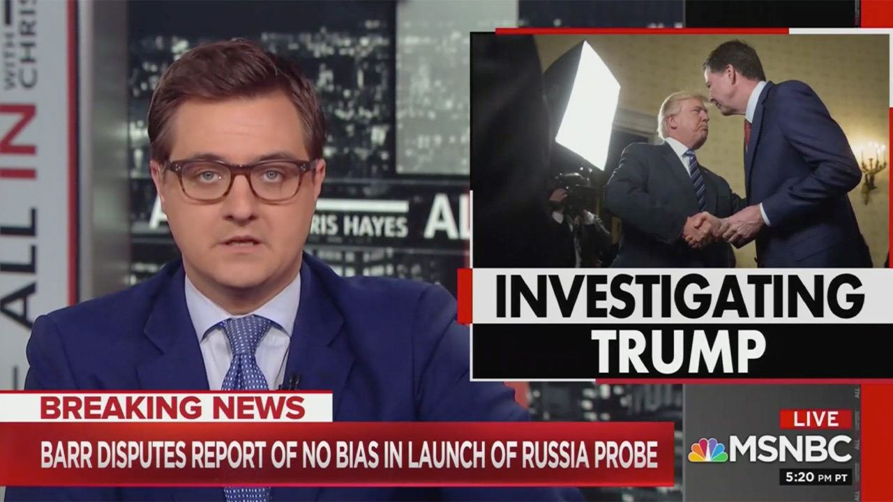 Chris Hayes Slams Bill Barr Statement on IG Report