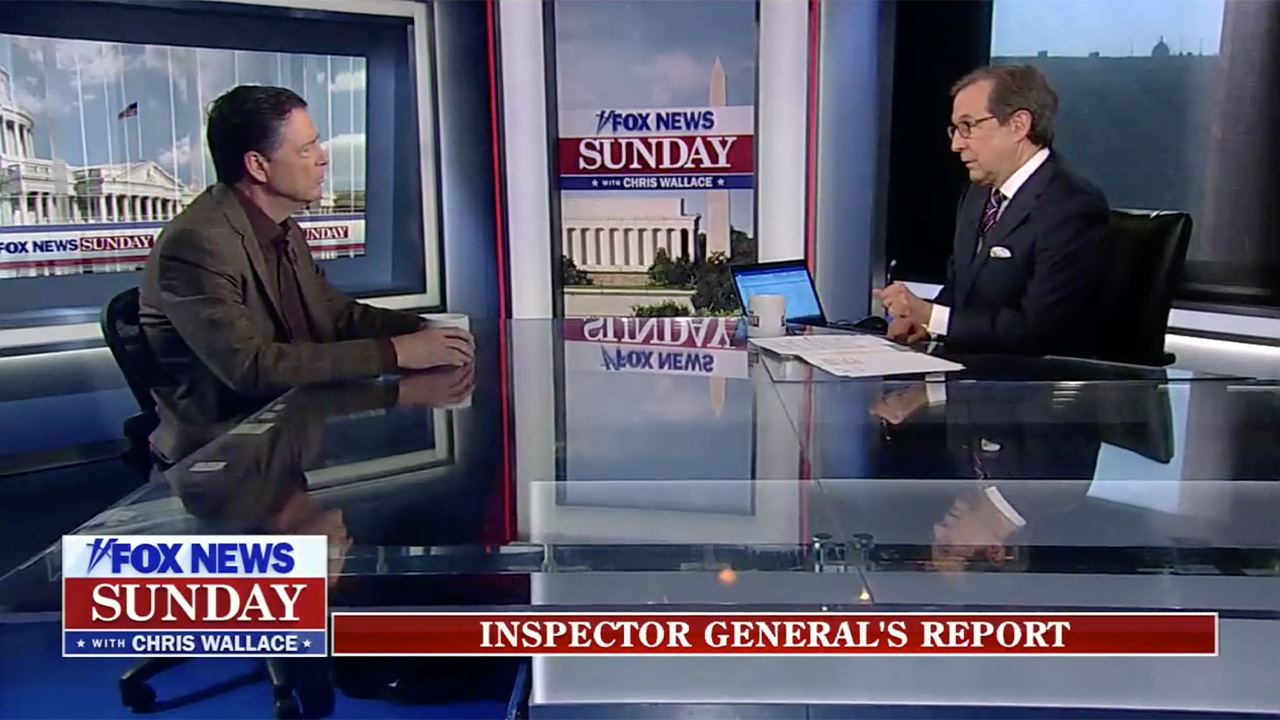Chris Wallace Grills James Comey Over IG Report