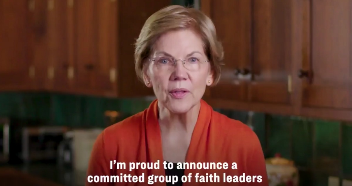 Elizabeth Warren Campaign Deletes Tweet of 90 Percent Christian ...