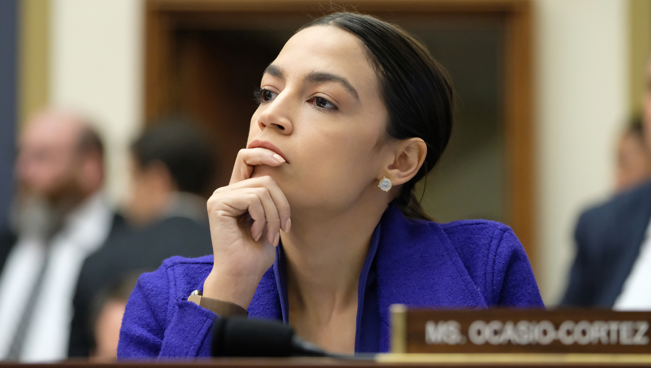 AOC Takes a Shot a Kyrsten Sinema After Senator Says She Opposes Her ...