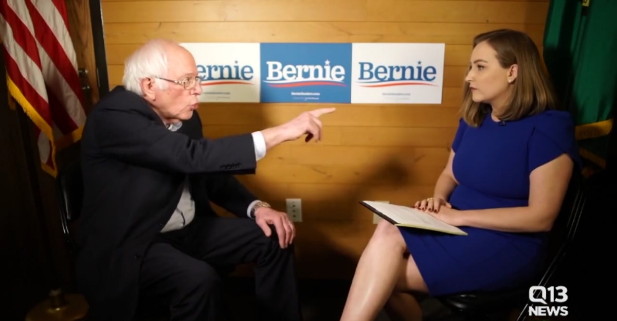 Bernie Sanders Gets Snippy w Local Reporter Over Berniebros