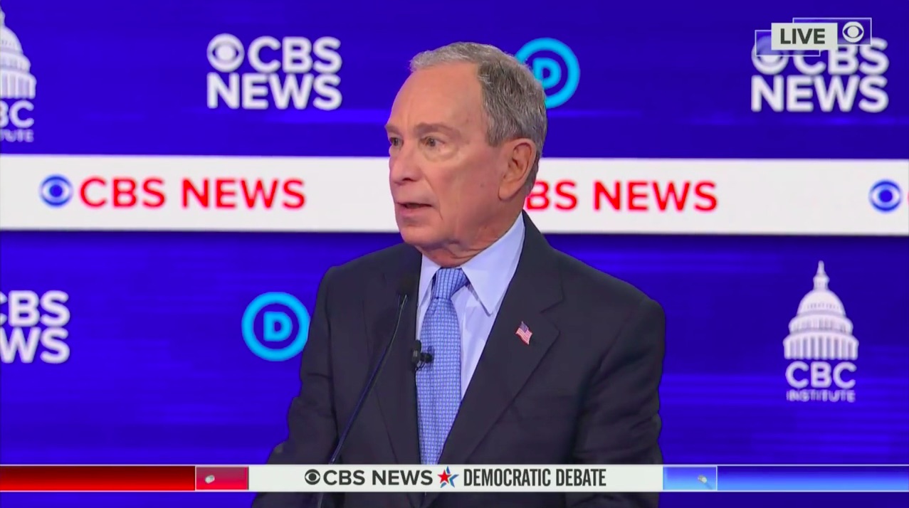 Bloomberg Says He 'Bought' 2018 Democrats at Debate