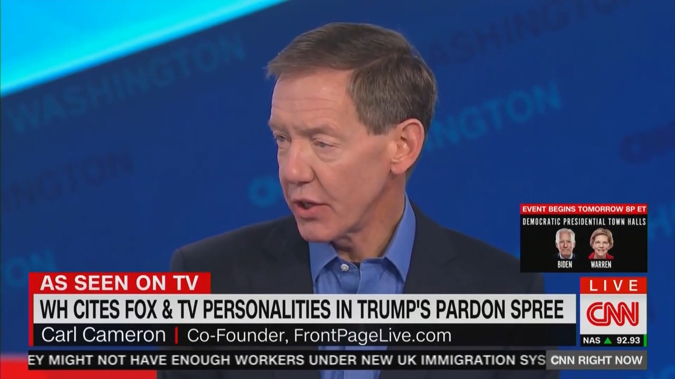 Carl Cameron: Trump Pardoned Monsters Who Did 'Damage to American People'