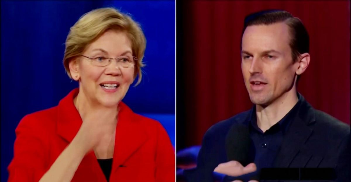 Elizabeth Warren Eats Smug Bernie Bro's Soul Live on CNN
