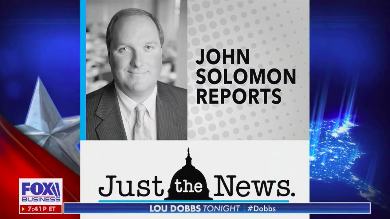 Lou Dobbs Misidentifies John Solomon as a 'Reporter'