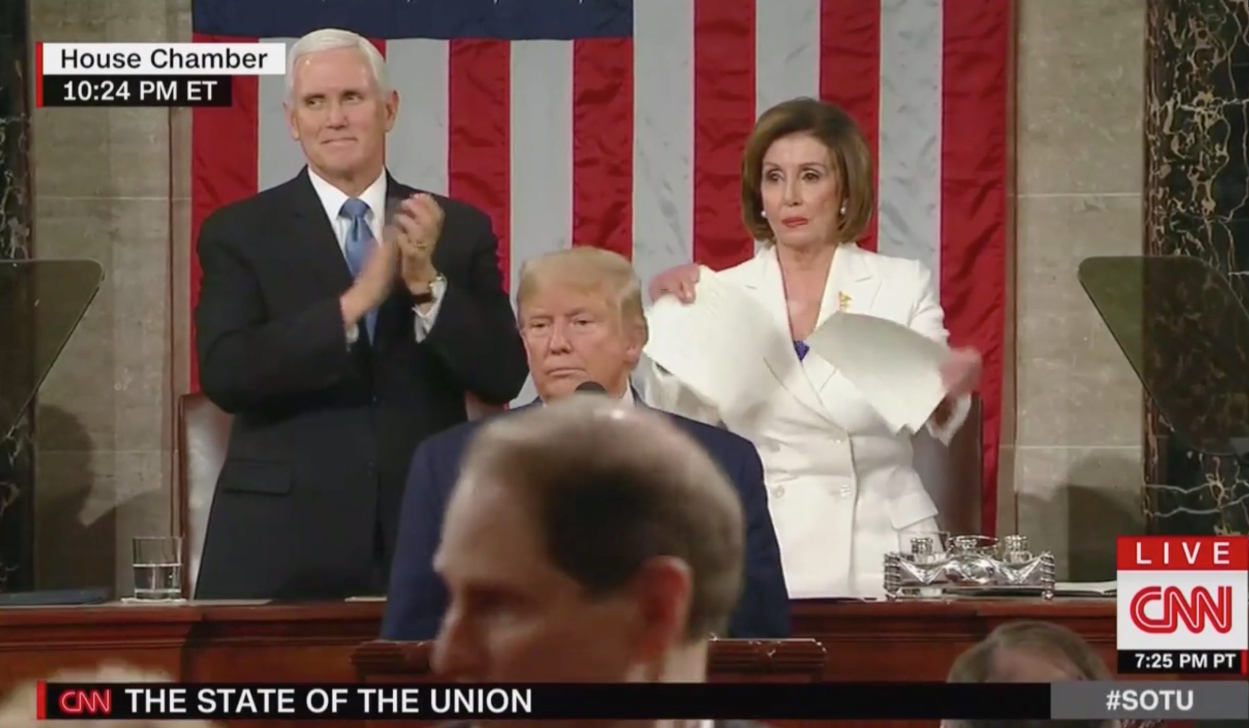 Nancy Pelosi Draws Mixed Reactions for Ripping Trump Speech