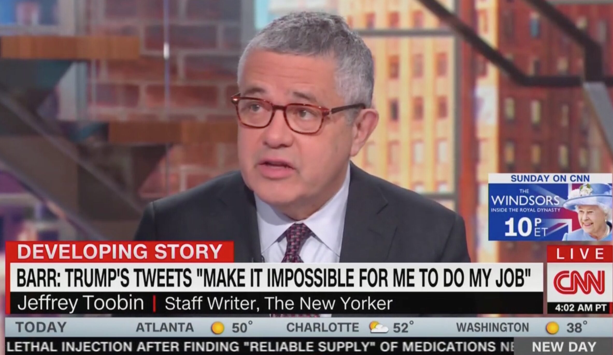 Jeffrey Toobin Scrubbed From The Undoing, Still at CNN