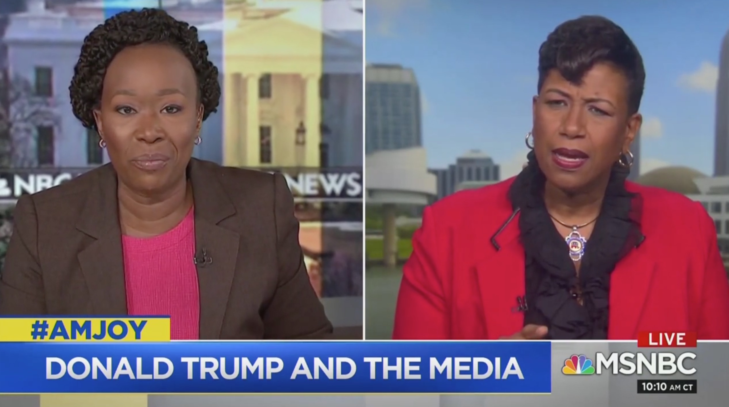 Joy Reid, Tracey Winbush Clash Over Trump's Authoritarianism