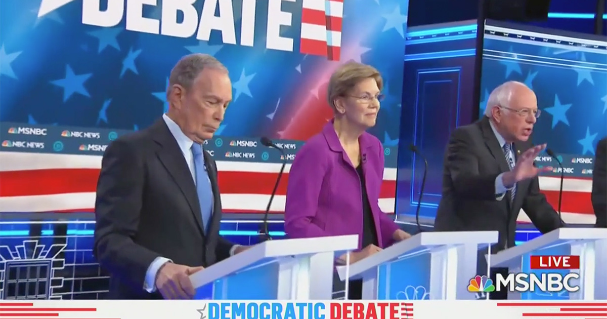 Bloomberg Ambushed By Democrats From Start of Debate: ‘Throwing 5 ...
