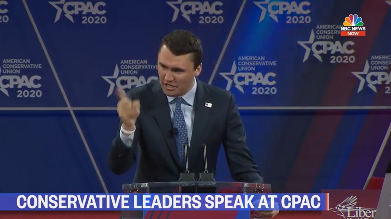Charlie Kirk Has Meltdown Over Mitt Romney in CPAC Speech