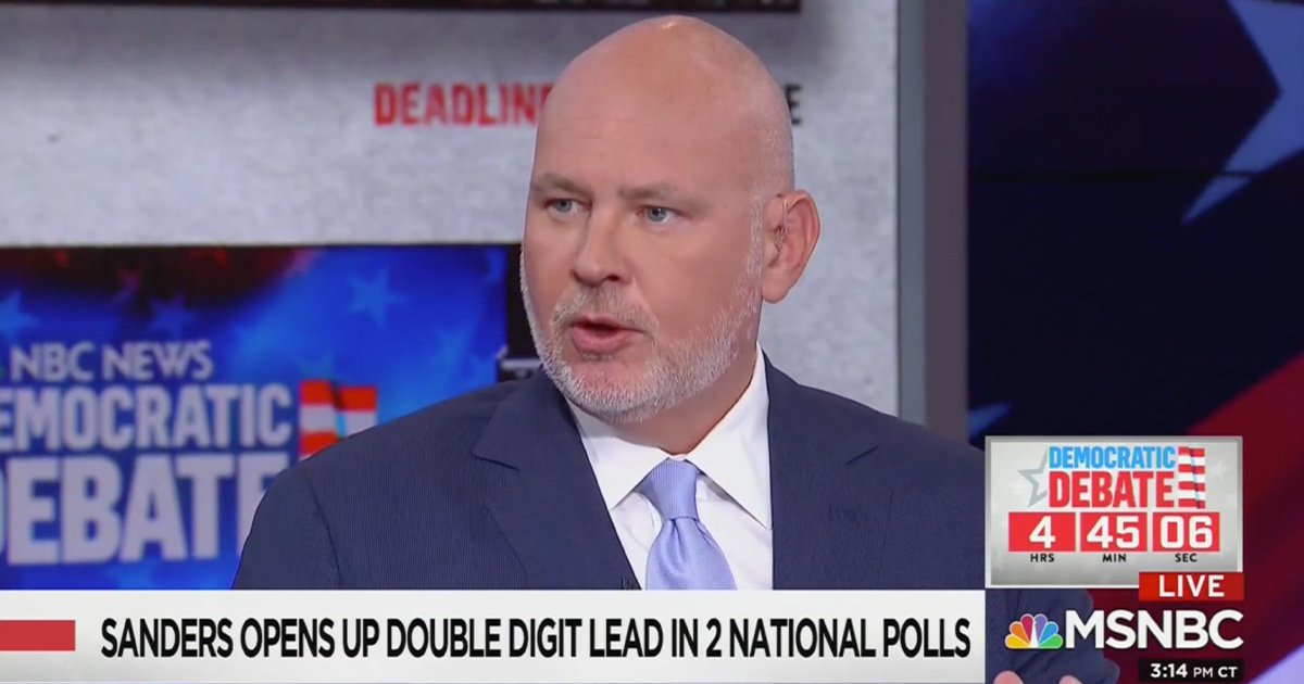 Steve Schmidt Erupts on Bernie Sanders, 'Vile' Supporters