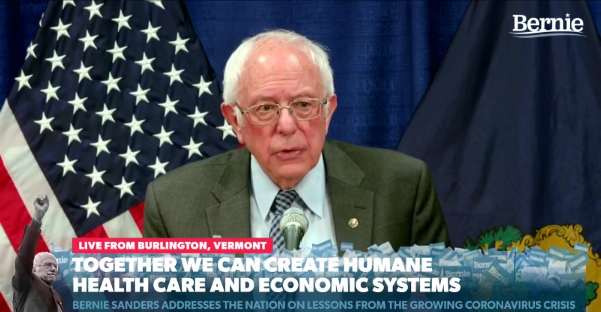 Bernie Sanders Trump Should Be Tested for Coronavirus