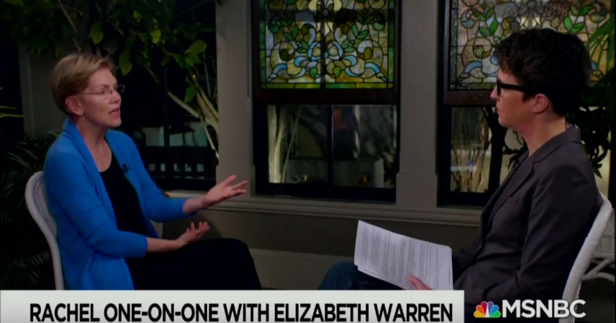 Rachel Maddow and Elizabeth Warren Rip Bernie Over Bros