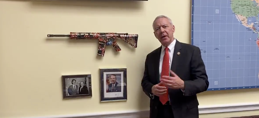 Ken Buck Shows Off Assault Rifle While Raging Against Gun Control
